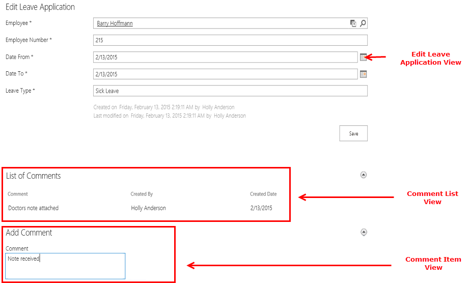 Use the Workflow Comment and Workflow Attachment SmartObjects