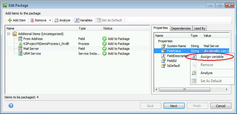 Creating a K2 Package