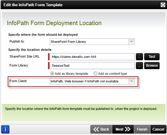 InfoPath Forms Services