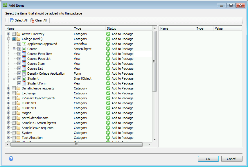 Creating A Package using K2 Package and Deployment