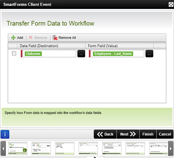 Smartforms Client Event Wizard