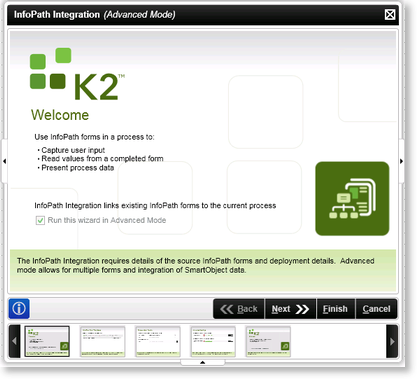 InfoPath Process Wizard - Welcome Screen