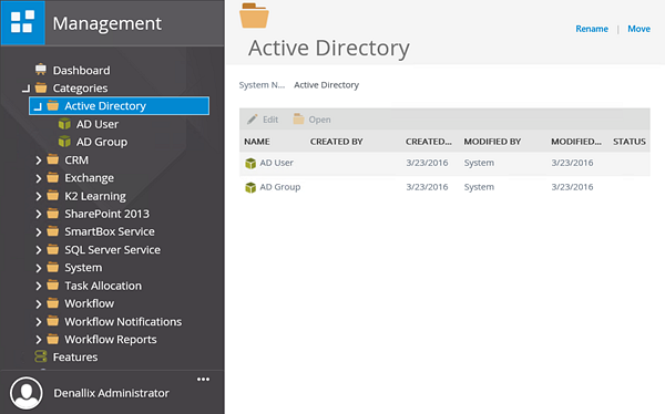 Managing SmartObjects in the K2 Management Site