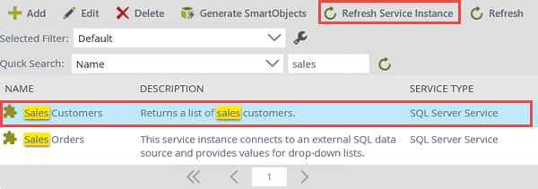 Managing SmartObjects in the K2 Management Site