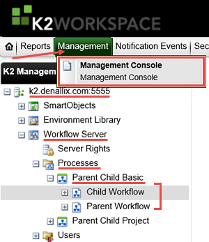 Parent-Child Workflows in K2 Studio (Basic)