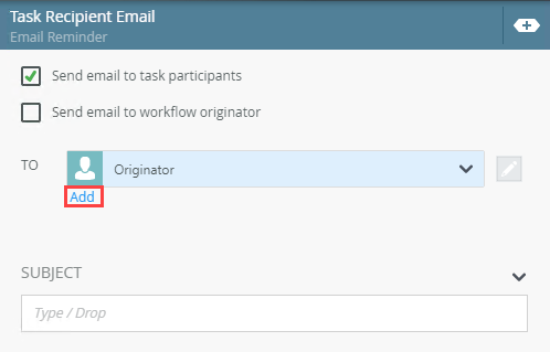 Reminders tab