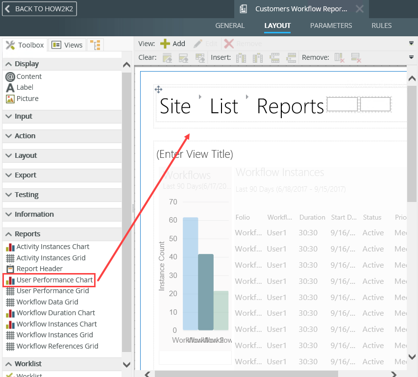 SmartForms Reporting Controls