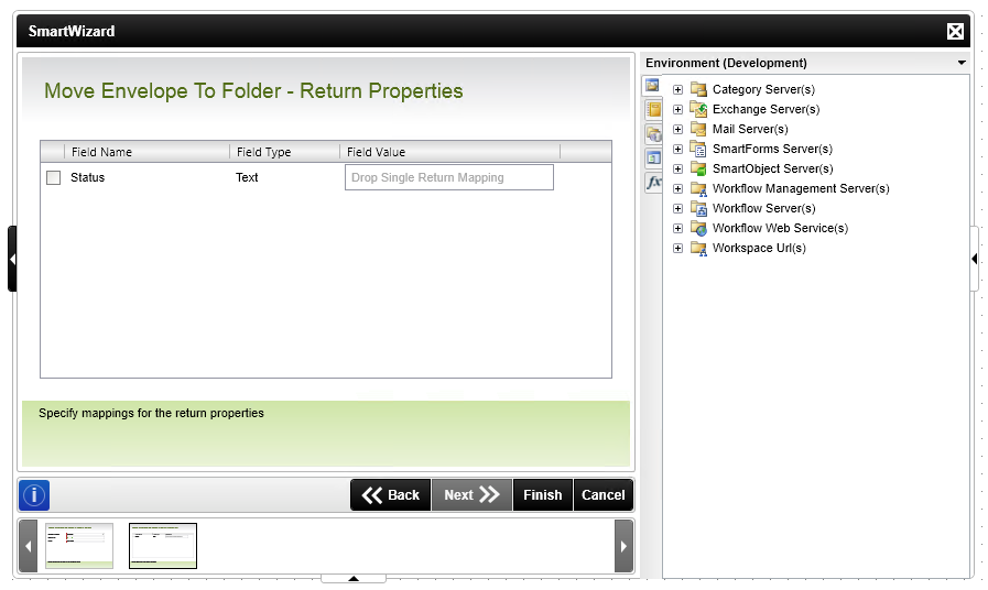 Move Envelope to Folder
