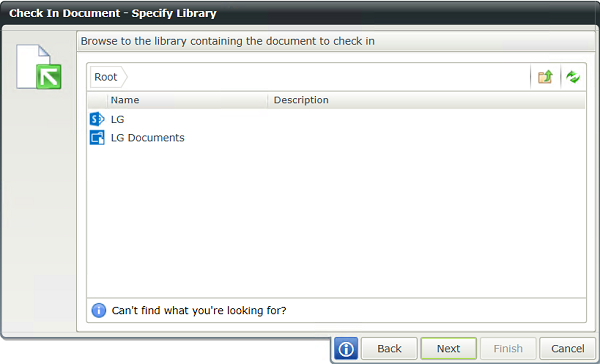 Check In Document