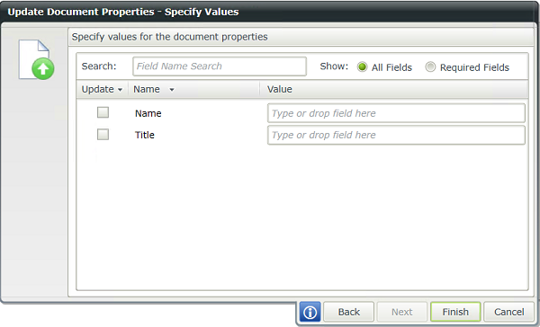 Update Document Properties