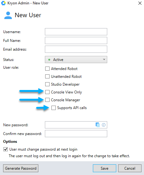 Console Plus User Roles