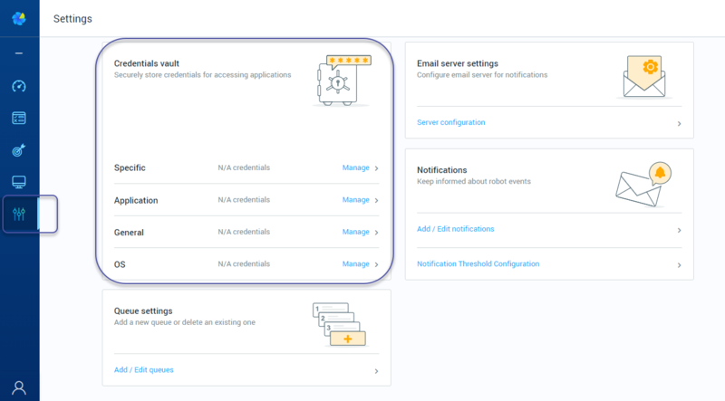 Working with Credentials Vault