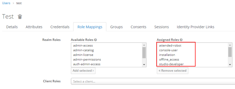 Map SAML Attribute to Realm Role