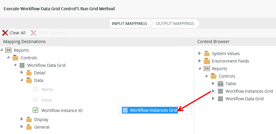 Workflow Data Grid Control(Report)