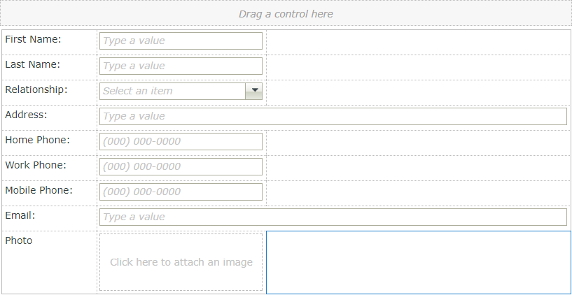4. Create the Contact Item View