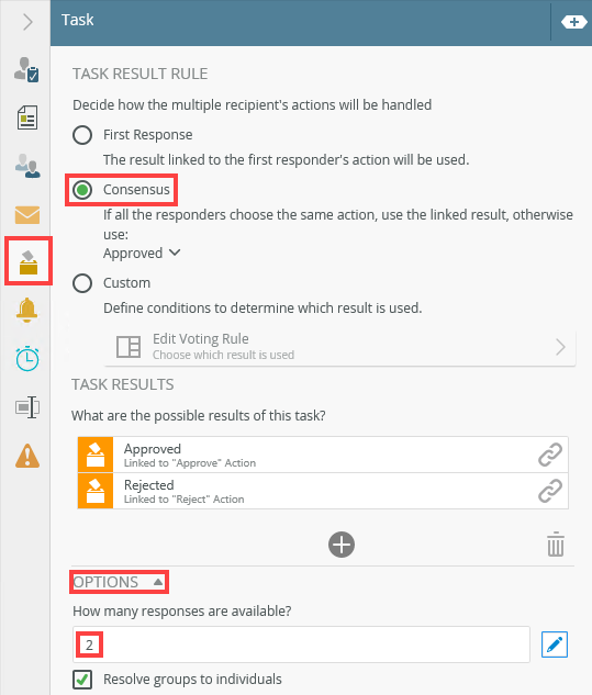 Scenario: 5 Recipients 2 Approved Responses