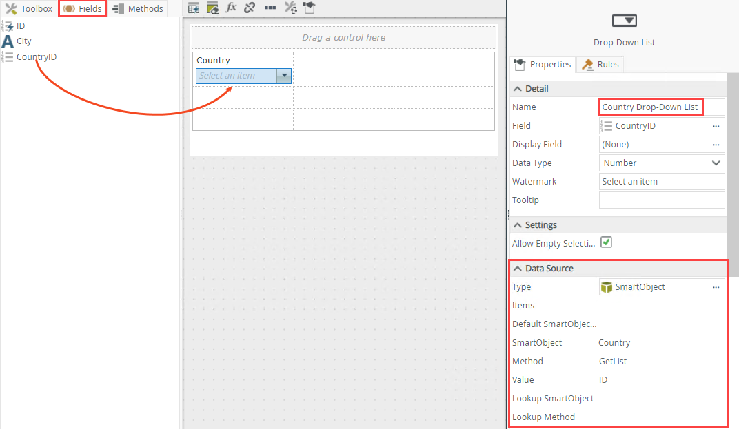 How To Use The Picker Control To Use Another Control S Data To Filter The Results