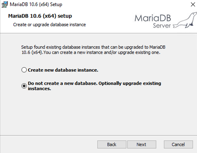 Upgrading MariaDB v10.4 to v10.67