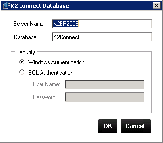 Configure the K2 connect Server