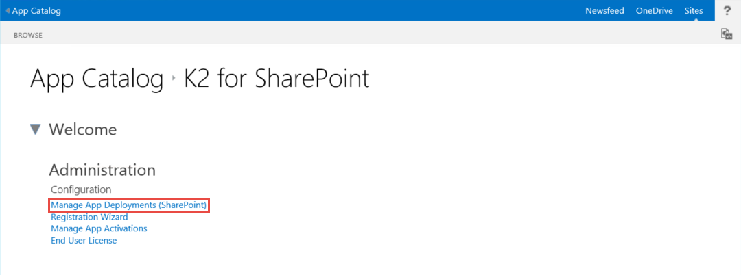 K2 for SharePoint App Deployment