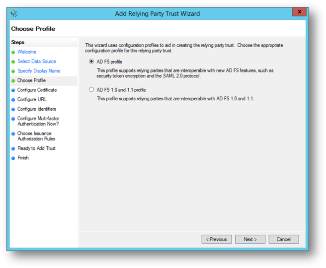 Configure SmartForms for Active Directory Federation Services (AD FS)