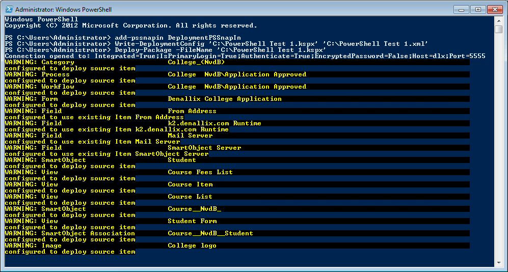 Deploying K2 Packages Using PowerShell