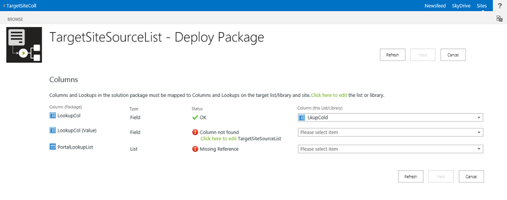 Deploying a K2 Package