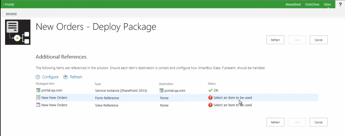 Deploying a K2 Package