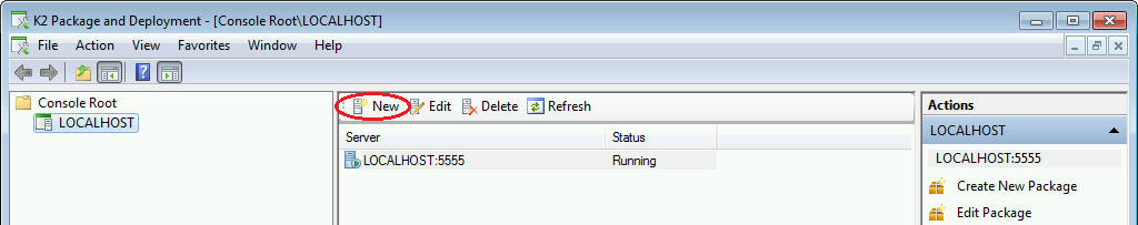 Deploying a K2 Package