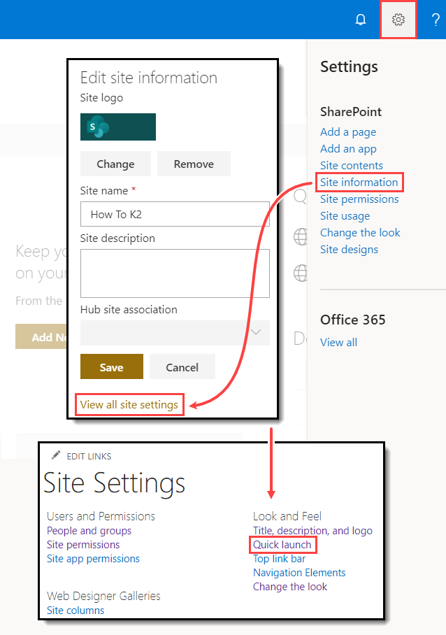 30. Create a Quick Launch Link in SharePoint that Opens the Reporting ...