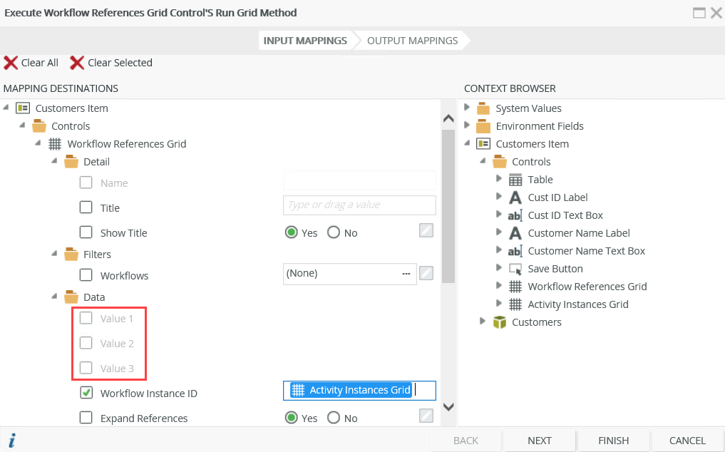 Workflow References Grid Control(Report)