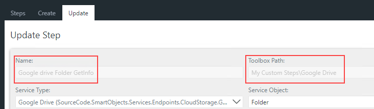 Managing custom workflow steps