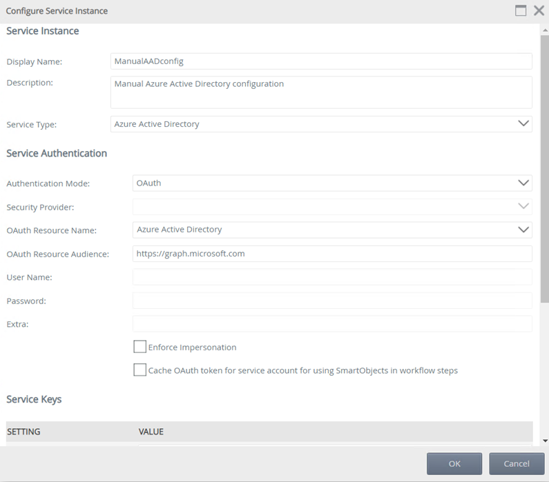 Manually Configure K2 for Azure Active Directory (AAD)