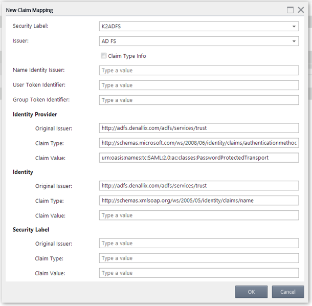 Configure SmartForms for Active Directory Federation Services
