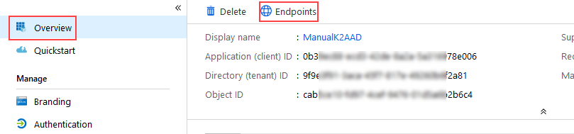 Manually Configure K2 for Azure Active Directory (AAD)