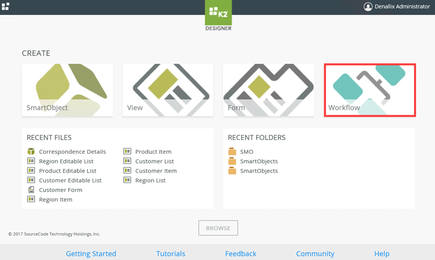 Using the K2 Workflow Designer