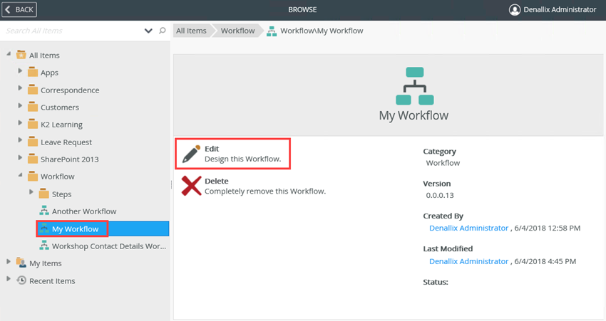 Using the K2 Workflow Designer