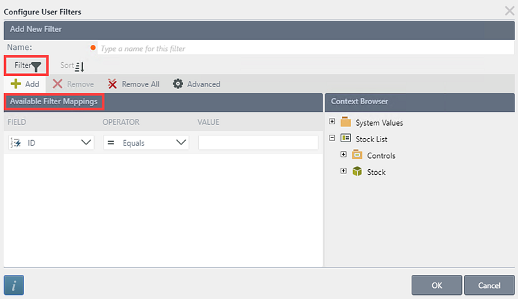Filtering on List Views