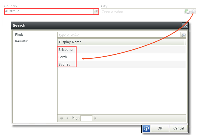 How To: Use the Picker Control to use another control's data to filter the results