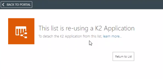 Reusing K2 for SharePoint Artifacts