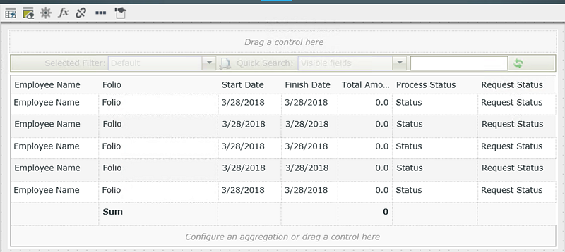30. Create the Expense Claim Report List View