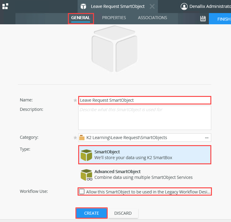 2. Build the Leave Request SmartObject