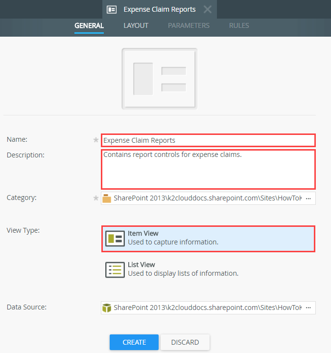28. Create an Item View for Reports