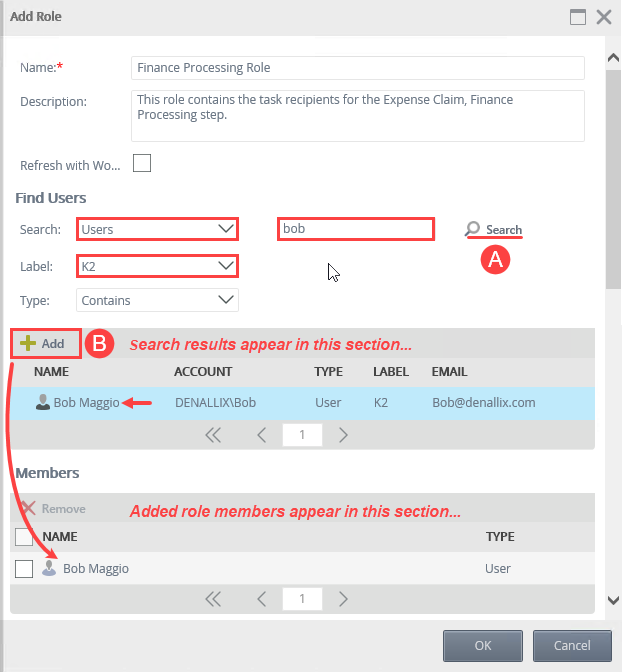 2. Create a Role for the Finance Processing Task Recipient