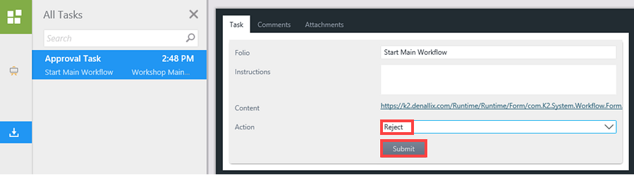 Call Sub Workflow Step