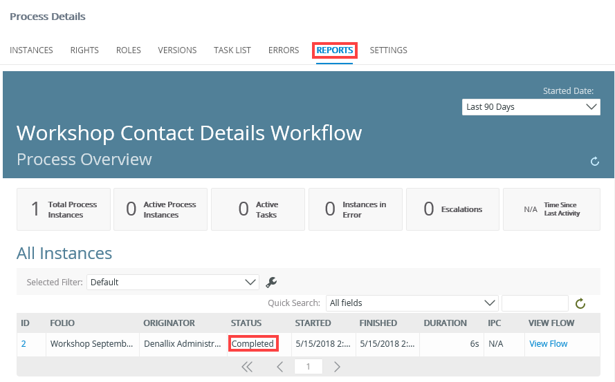 Call Sub Workflow Step