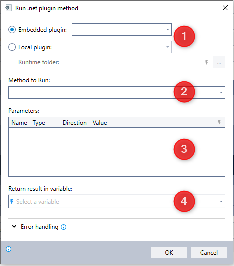 Run .NET Plugin Method