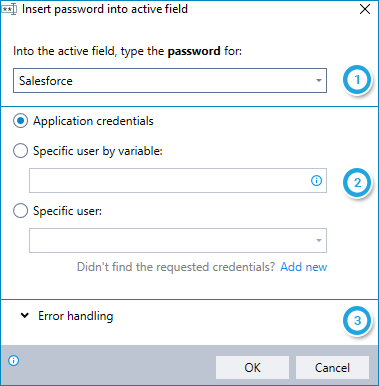 Insert Password Into Active Field