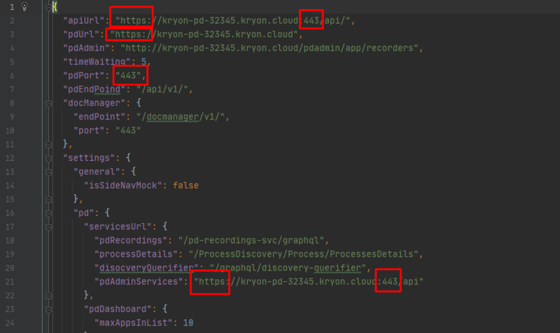 Process Discovery TLS Configuration